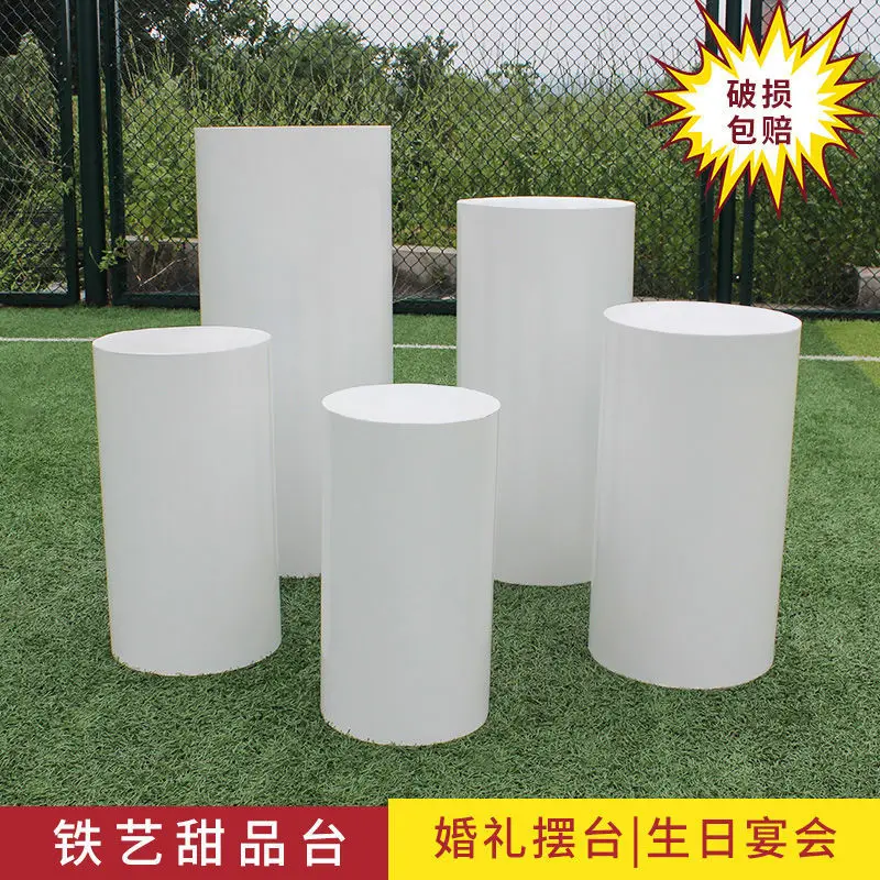 Dessert-table-cylindrical-new-iron-wedding-props-table-cylindrical ...