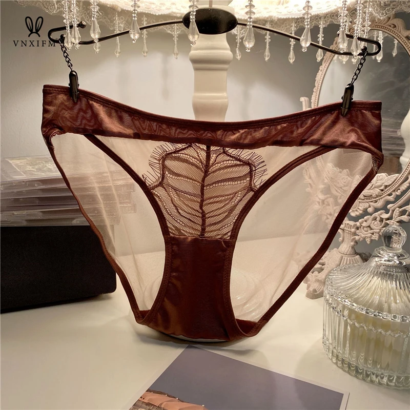 2023-new-French-sexy-low-waist-light-translucent-gauze-triangle-pants ...