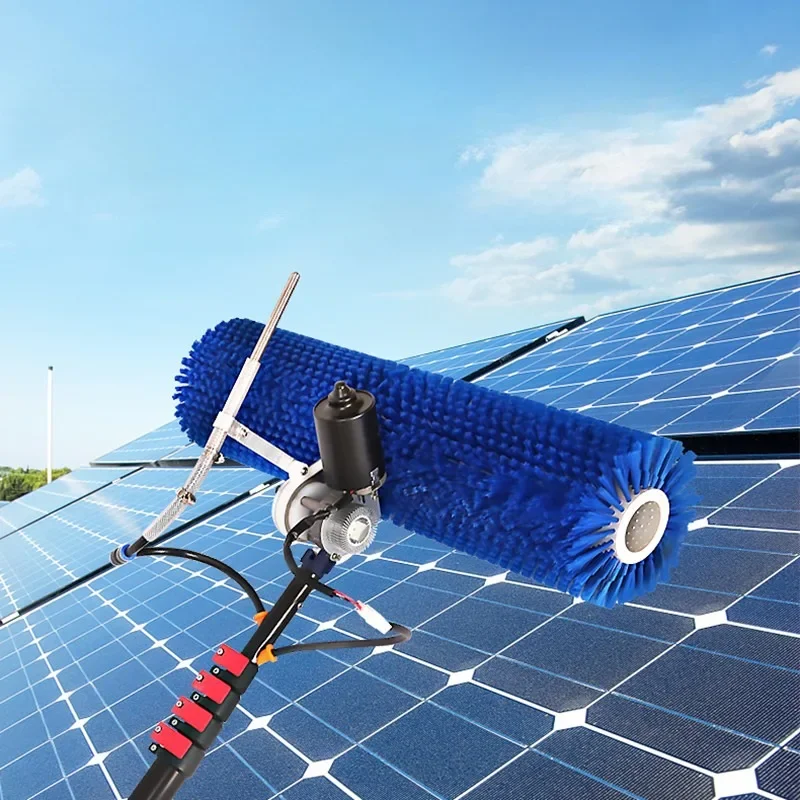 Photovoltaic-panel-cleaning-robot-Solar-wiping-battery-module-Roof ...