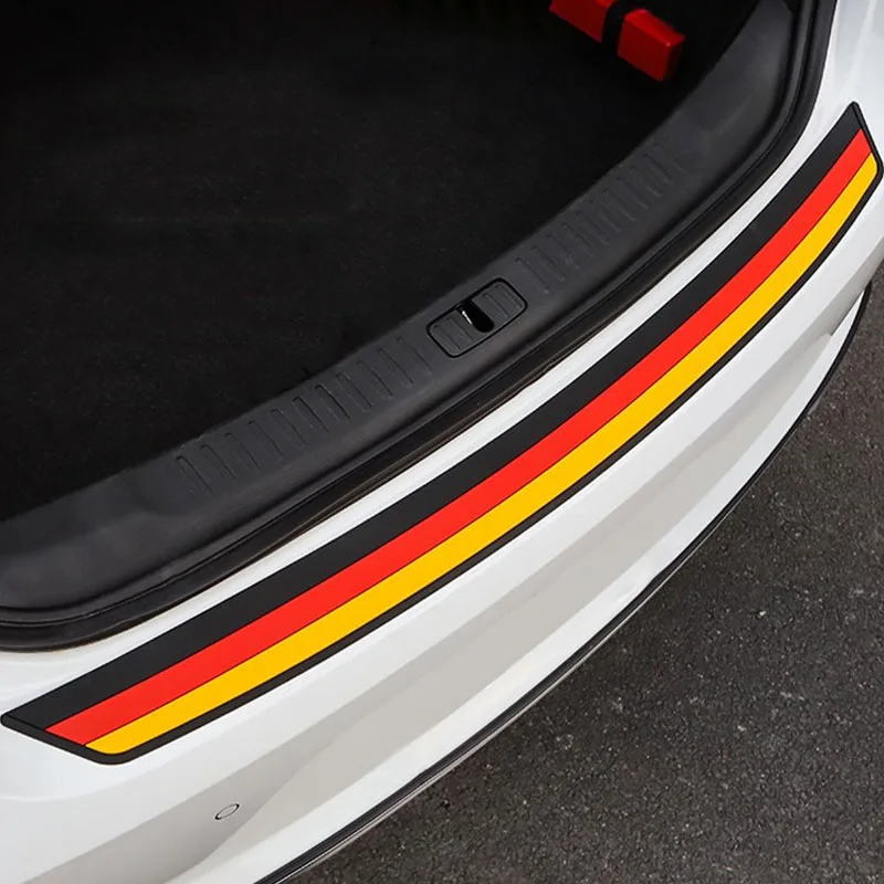 90cm-Car-Rear-Trunk-Bumper-Stickers-Auto-Guard-Germany-Italy-French ...