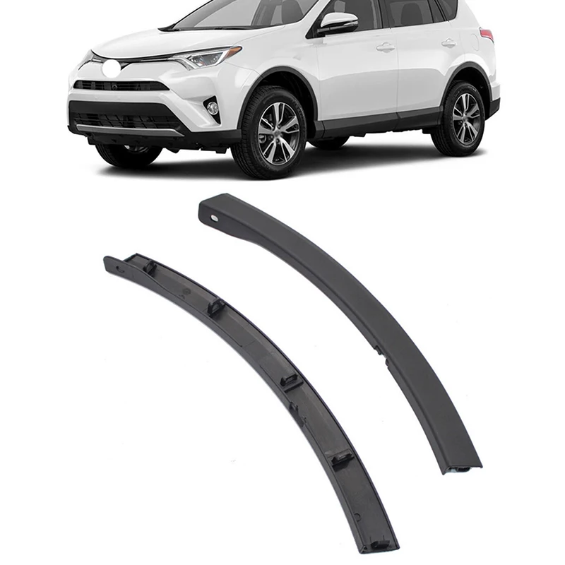 Passenger Car Wheels 2 Front Bumper End Caps For Toyota RAV4 2016 2017 ...