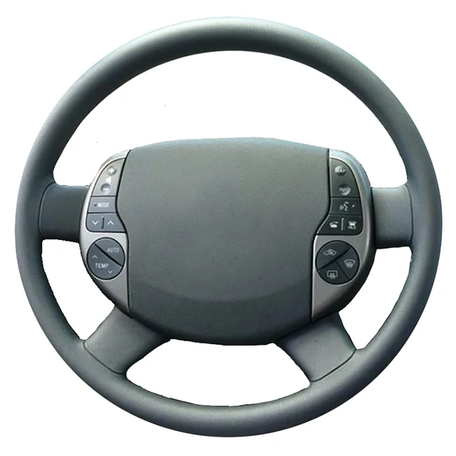 Artificial Leather Car Steering Wheel Cover For Toyota Prius 20 XW20 2004 2005 2006 2007 2008 2009 Auto Steering Wheel Braid AliExpress