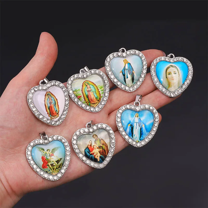 New-23-Large-Catholic-Style-Catholic-Pendant-Medals-Mixed-Icon ...