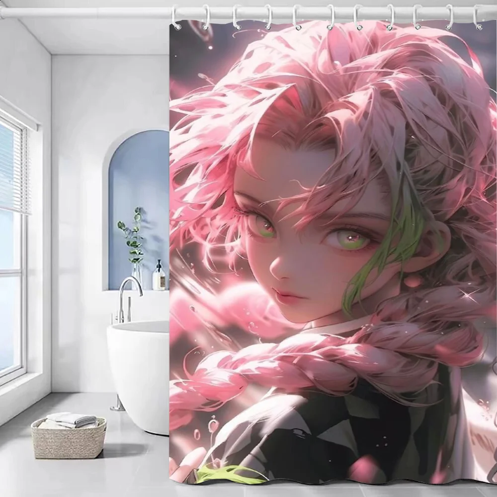 Shower-Curtains-for-Bathroom-Shower-Curtain-Waterproof-D-Demon-Slayer ...