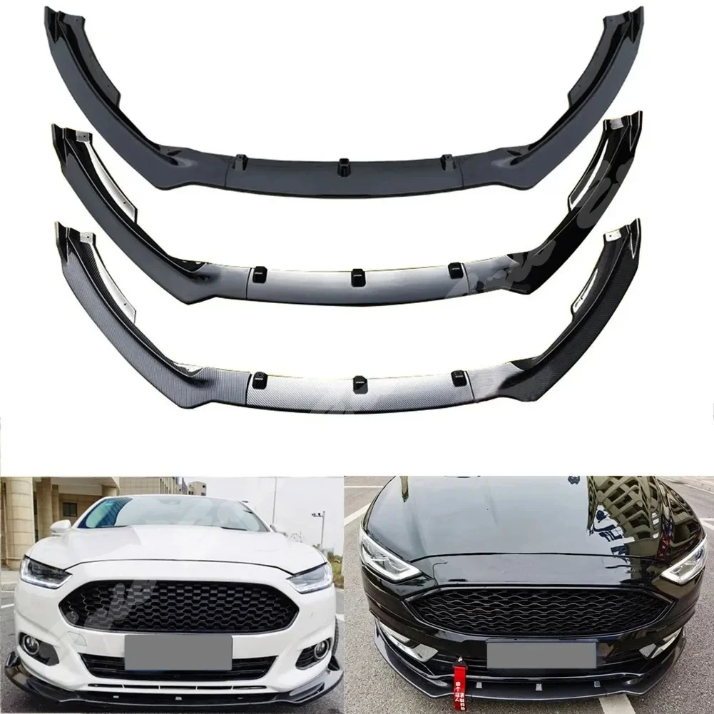 Front-Bumper-Lip-Spoiler-Side-Lower-Splitters-Body-For-Ford-Fusion ...