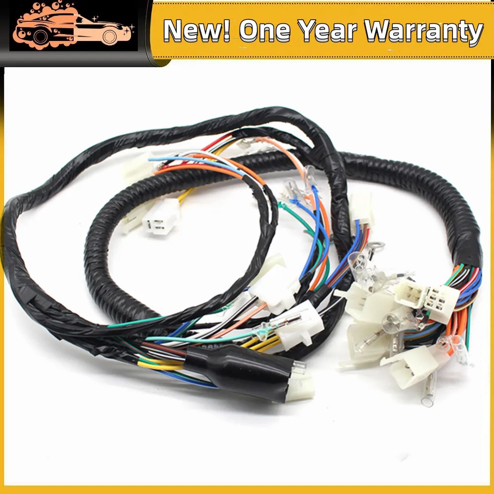 Motorcycle-Electrical-Wiring-Harness-Wire-Cable-Line-For-Suzuki-125cc ...