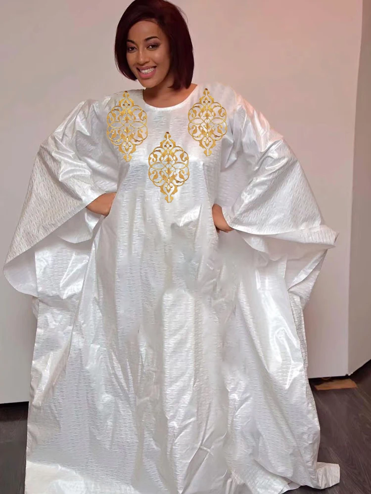 Robe-africaine-Bazin-Riche-pour-femmes-robe-de-soir-e-l-gante-v-tements ...