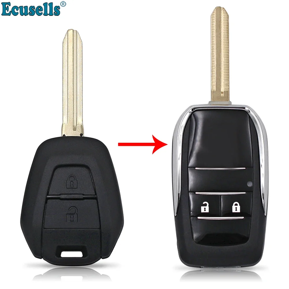 Ecusells-2-Button-Remote-Key-Shell-Fit-for-Isuzu-Dmax-Mu7-Mu-x-Uncut ...