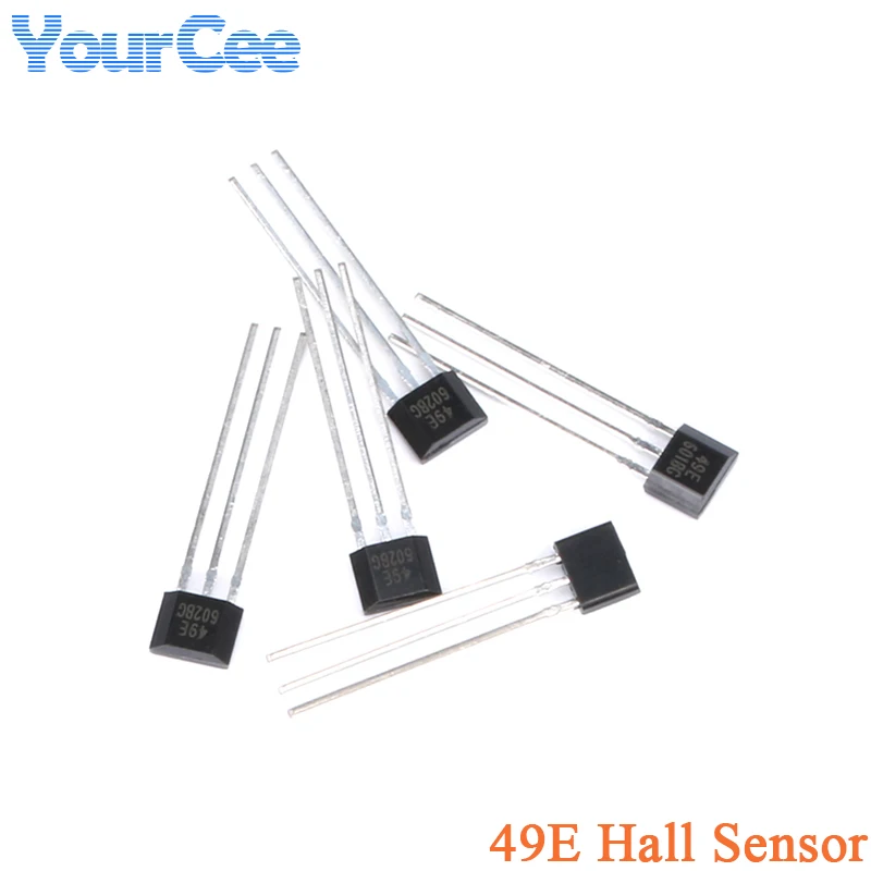 100pcs-5pcs-49E-Hall-Element-S49E-OH49E-SS49E-Hall-Effect-Sensor-Linear ...
