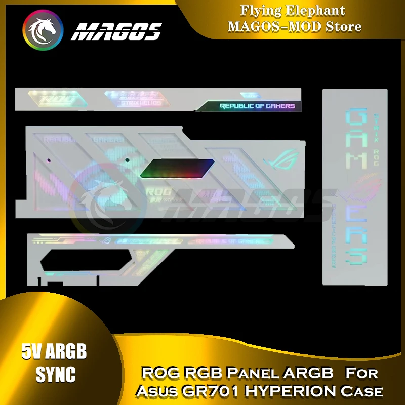 ROG RGB Panel ARGB For Asus GR701 HYPERION Case Acrylic UV Grave ...