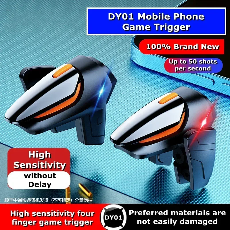 DY01-4-Finger-ABS-Alloy-Mobile-Phone-PUBG-Game-Trigger-Aim-Shooting-L1 ...