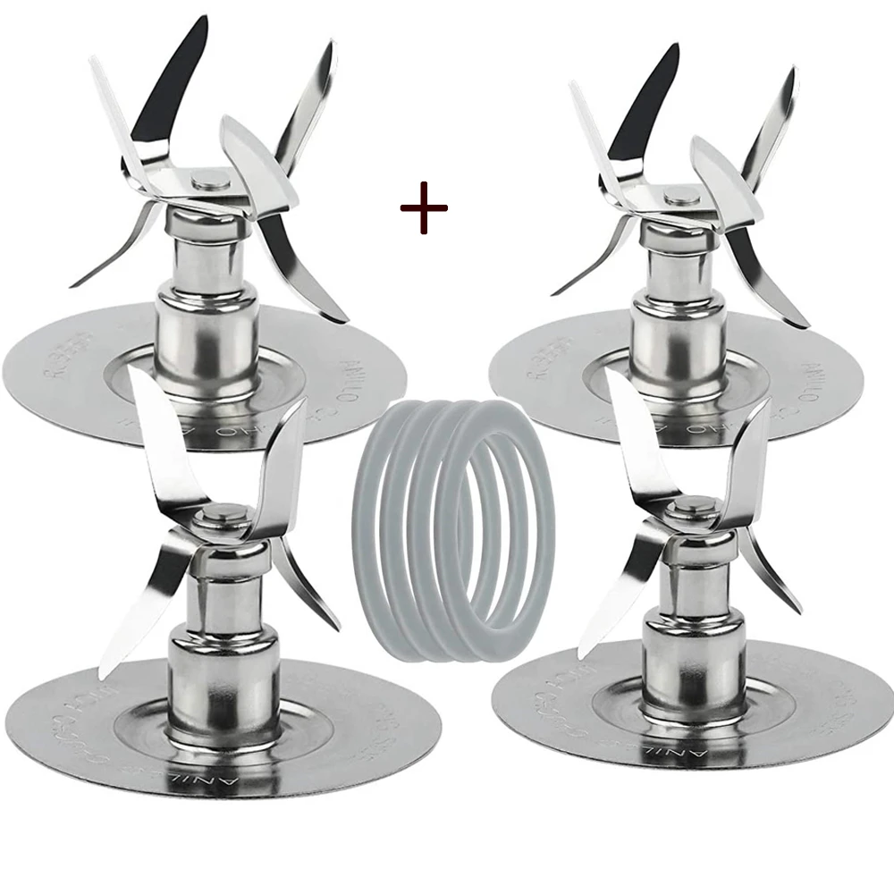4PCS Replacement Parts For Oster Osterizer Blender Ice Blades 4980 4961 ...