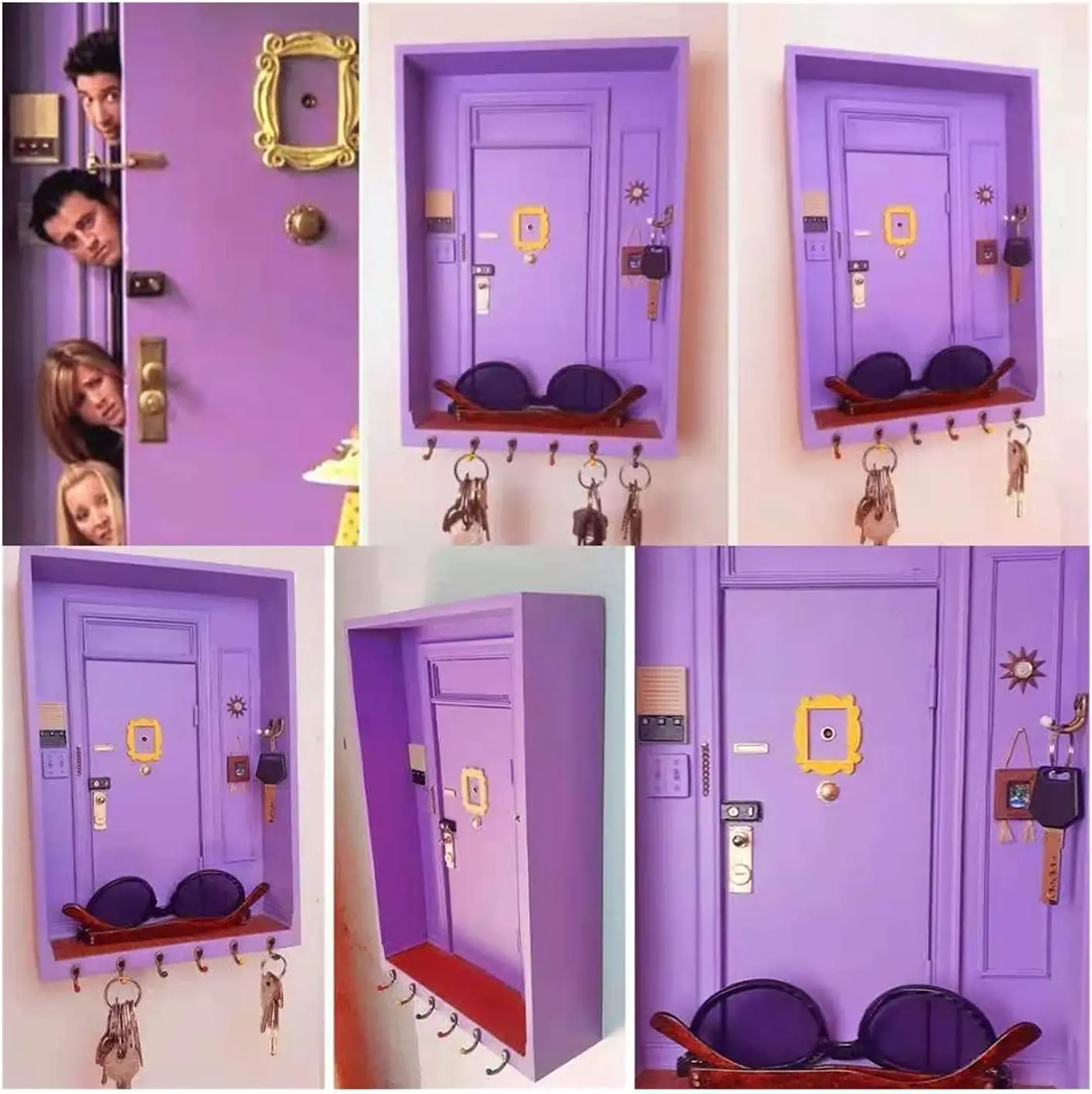 Friends-Key-Holder-Monica-s-Door-Storage-Cute-Home-Gift-for-TV-Show ...