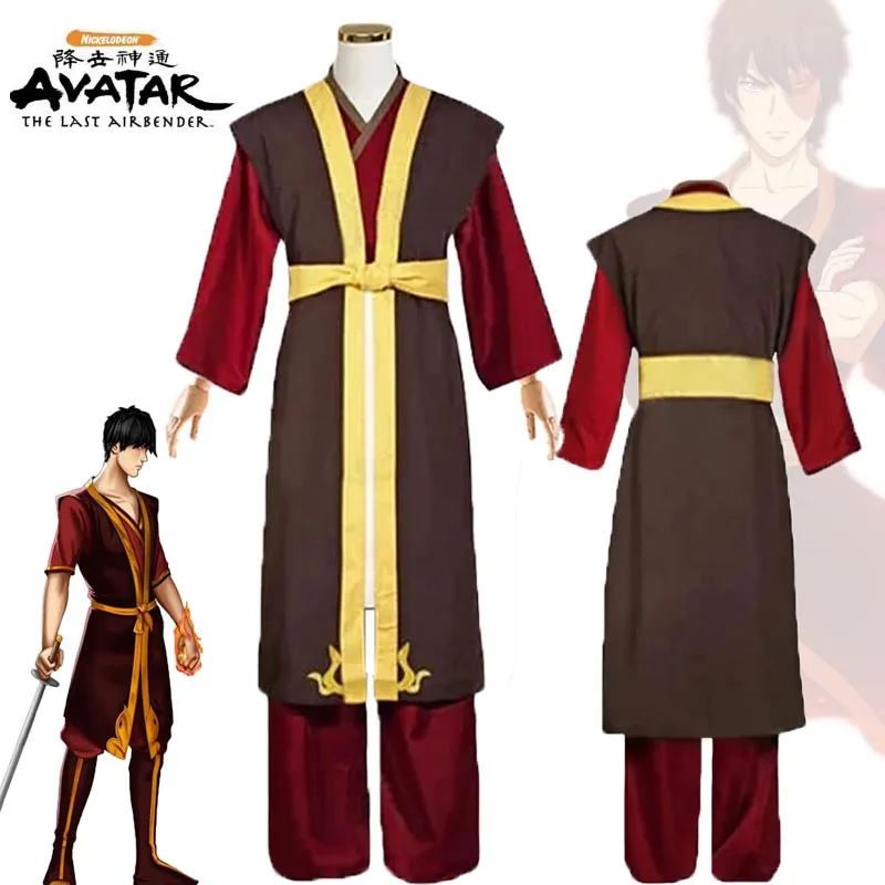 Avatar-The-Last-Airbender-Anime-Cosplay-Costume-Zuko-King-s-Prince-Vest ...