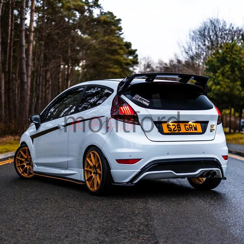 ST-Style-ABS-Matt-Black-Rear-Bumper-Lip-Diffuser-Apron-Splitter-Spoiler ...