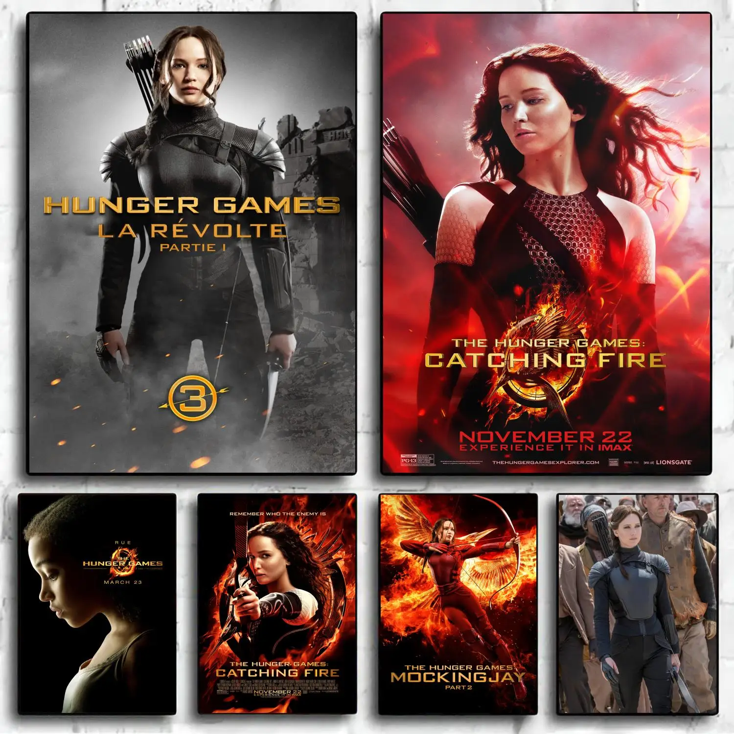 hunger-games-Poster-Decorative-Painting-Canvas-Poster-Wall-Art-Living ...