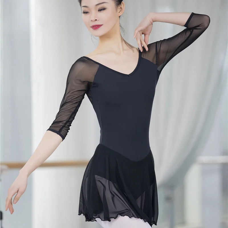 Ballet-practice-clothing-adult-dance-clothing-female-Basic-Training-art ...