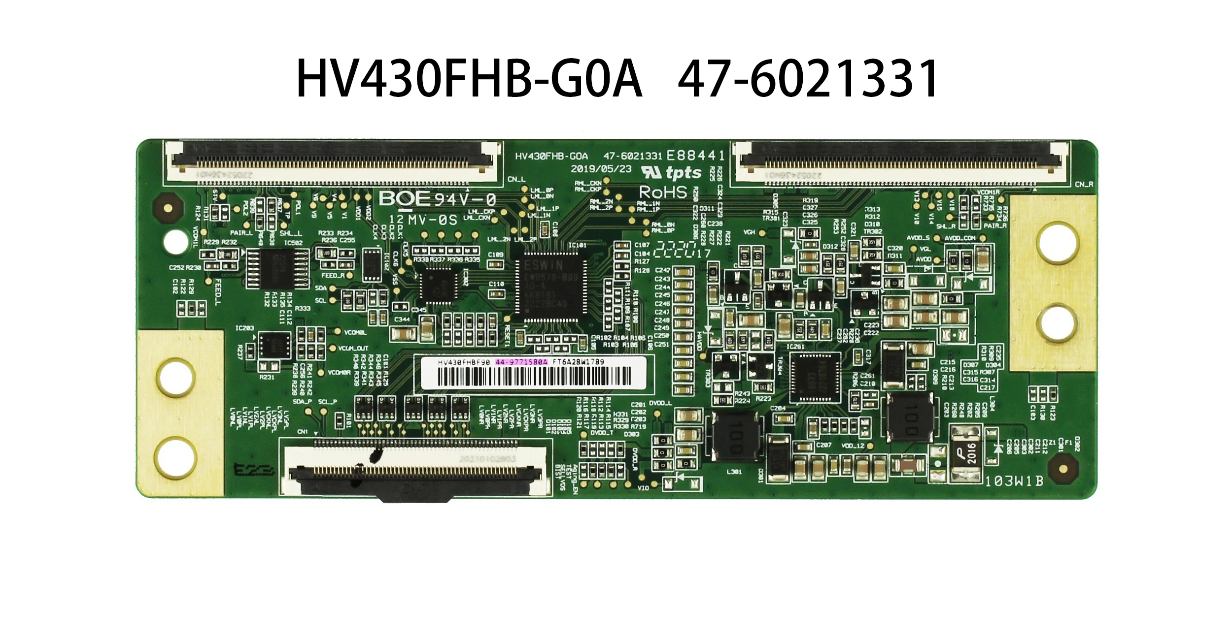 Original-HV430FHB-G0A-HV430FHB-GOA-47-6021331-T-Con-Board-for-D43F-J04 ...