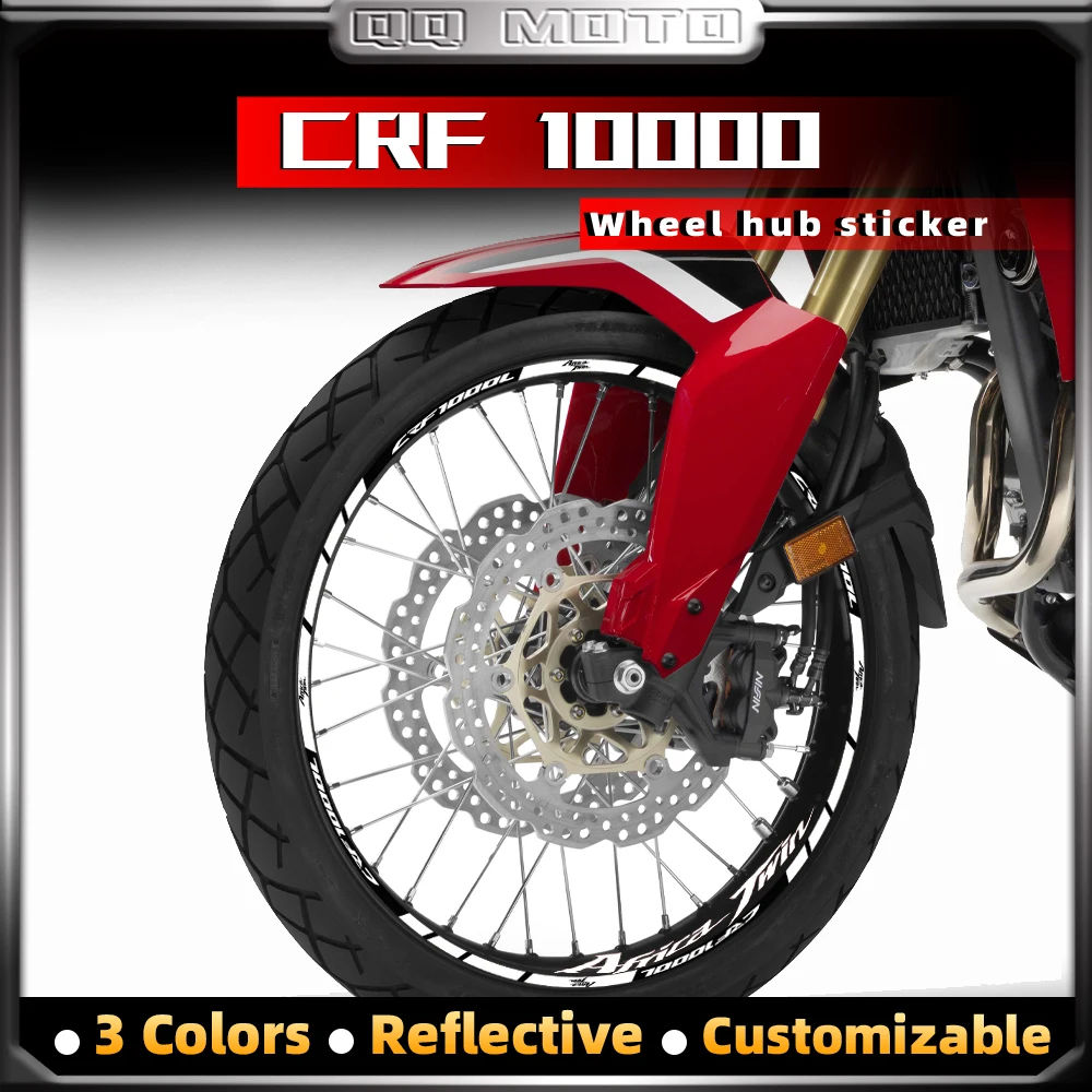 Reflective Motorcycle Accessories Wheel Sticker Inside of Hub Decals ...
