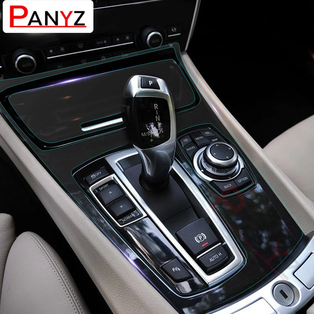 Car-Interior-Trim-Center-Console-Gear-Shift-Panel-Transparent-TPU ...