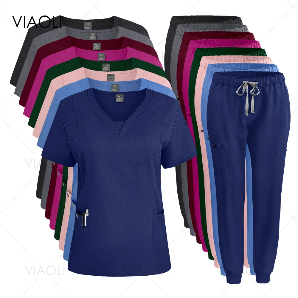 Hot-Sales-Doctor-Uniforms-Medical-Nursing-Clinic-Scrub-Sets-Short ...