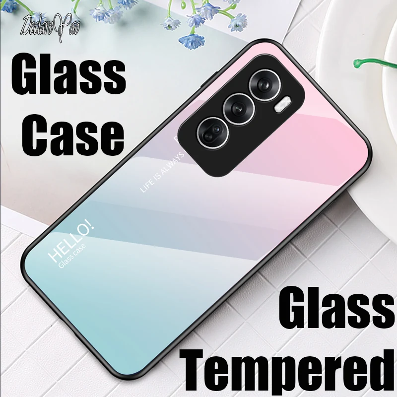 DECLAREYAO-Original-Soft-Edge-Mirror-Hard-Coque-For-OPPO-Reno-11-11F-10 ...