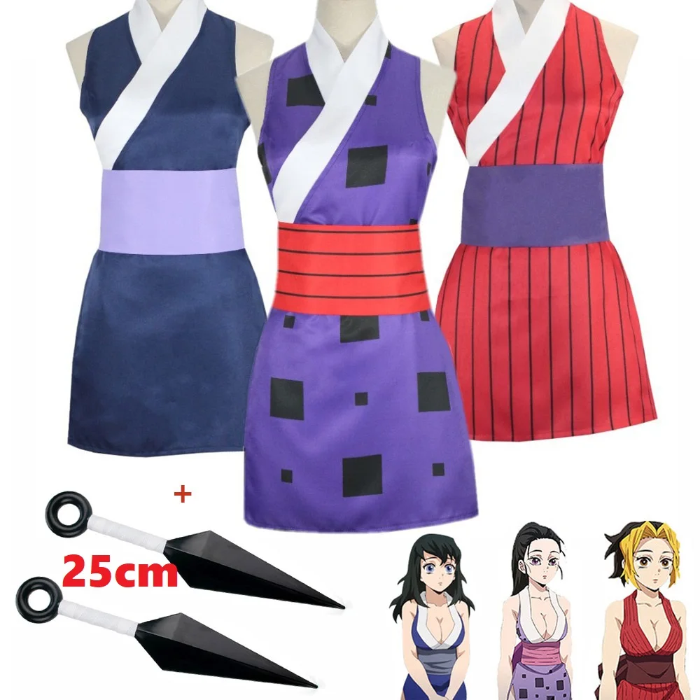 Anime-Demon-Slayer-Suma-Hinatsuru-Makio-Cosplay-Costume-Uzui-Tengen ...