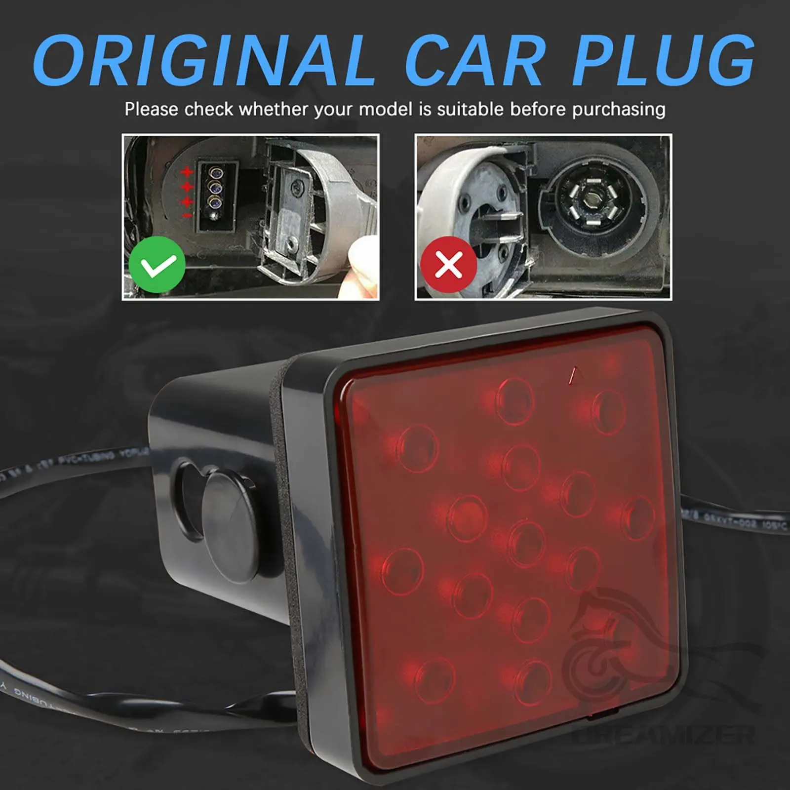 Universal Car Stop Brake Light Warning Running Taillight LED for ...