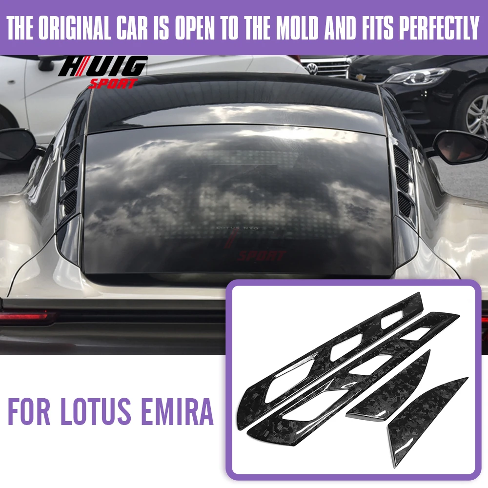 Forged-Carbon-For-Lotus-Emira-Coupe-HTC-GT4-2022-2023-2024-Car-Rear ...