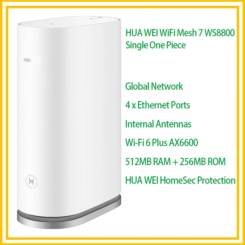 HUA-WEI-WiFi-Mesh-7-WS8800-Global-Network-AX6600-Wi-Fi-6-Plus-Internal ...