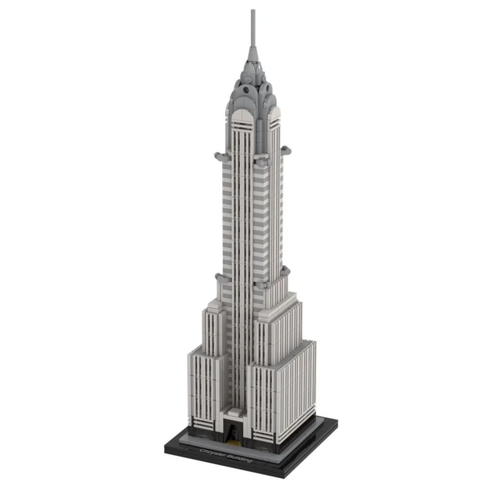 MOC-30051 Chrysler Building Block Model Spliced Toy Puzzle Kids Gift ...