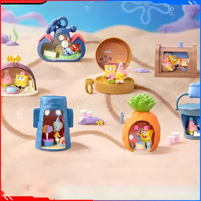 POP-MART-caja-ciega-de-la-serie-Bob-Esponja-figura-de-Anime-de-Patricio ...