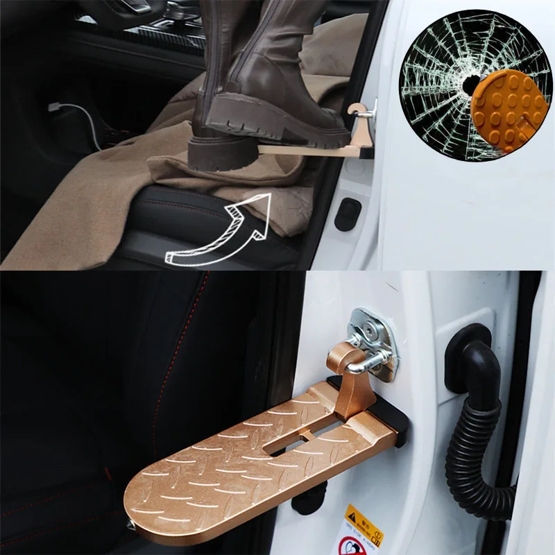Extended-Car-Pedal-Foldable-Car-Roof-Rack-Step-Auto-Door-Step ...