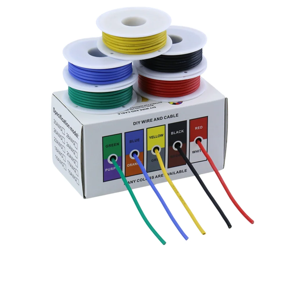 DIY-high-quality-flexible-silicone-wire-and-cable-5-colors-in-a-box ...