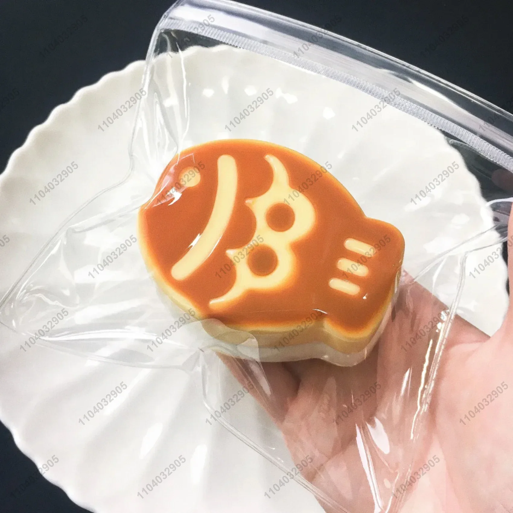 Taiyaki Fish Taba Squishy Silicone Multi-color Taiyaki Sandwich Mochi ...
