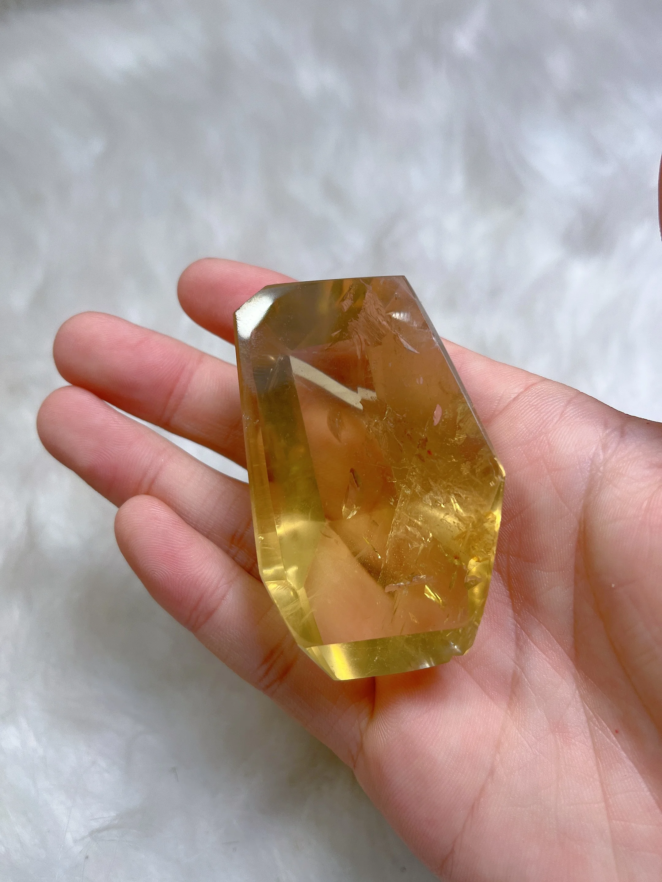 Healing-High-Quality-Polished-Natural-Rainbow-Citrine-Freeform-Crystal ...