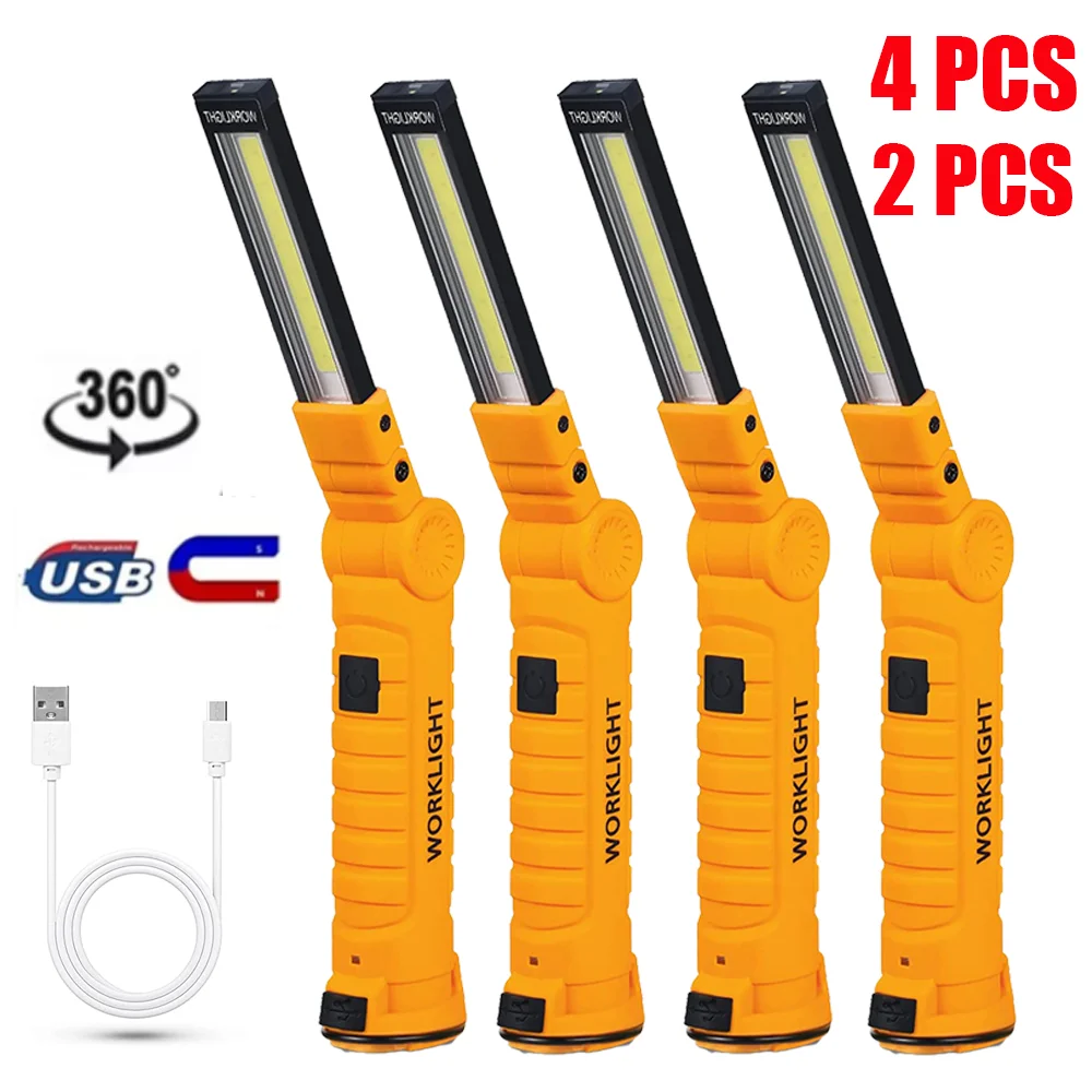 Working Light Rechargeable | Work Lights Led Charging | Flashlight Usb ...