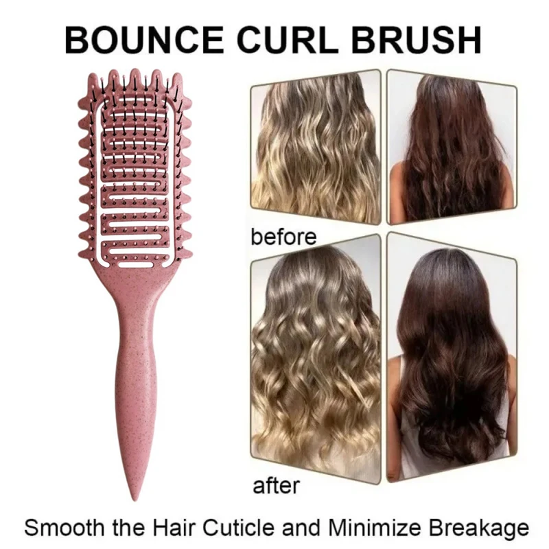 Curl-Define-Styling-Brush-Hollow-Boar-Bristle-Detangling-Hair-Brush ...
