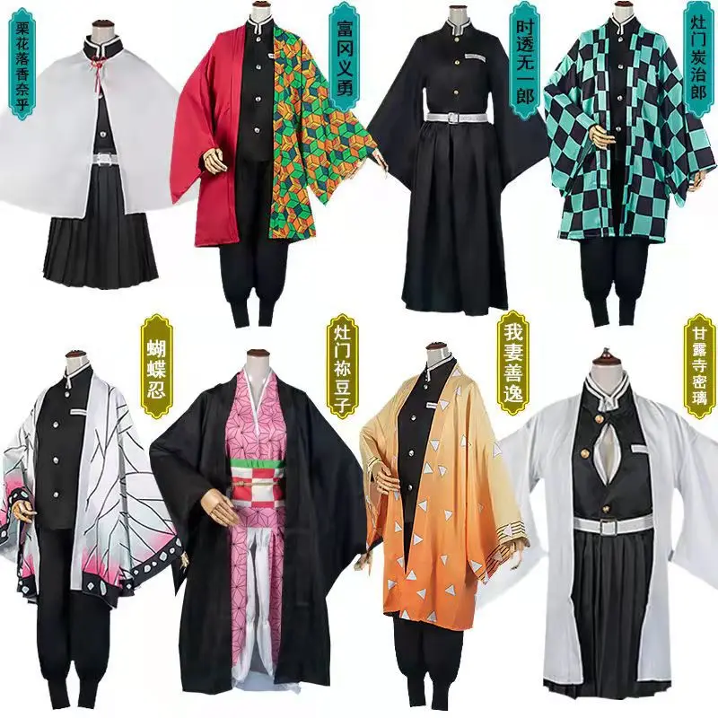 Anime-Demon-Slayer-Kimetsu-No-Yaiba-Zenitsu-Giyu-Tanjirou-Kamado-Nezuko ...