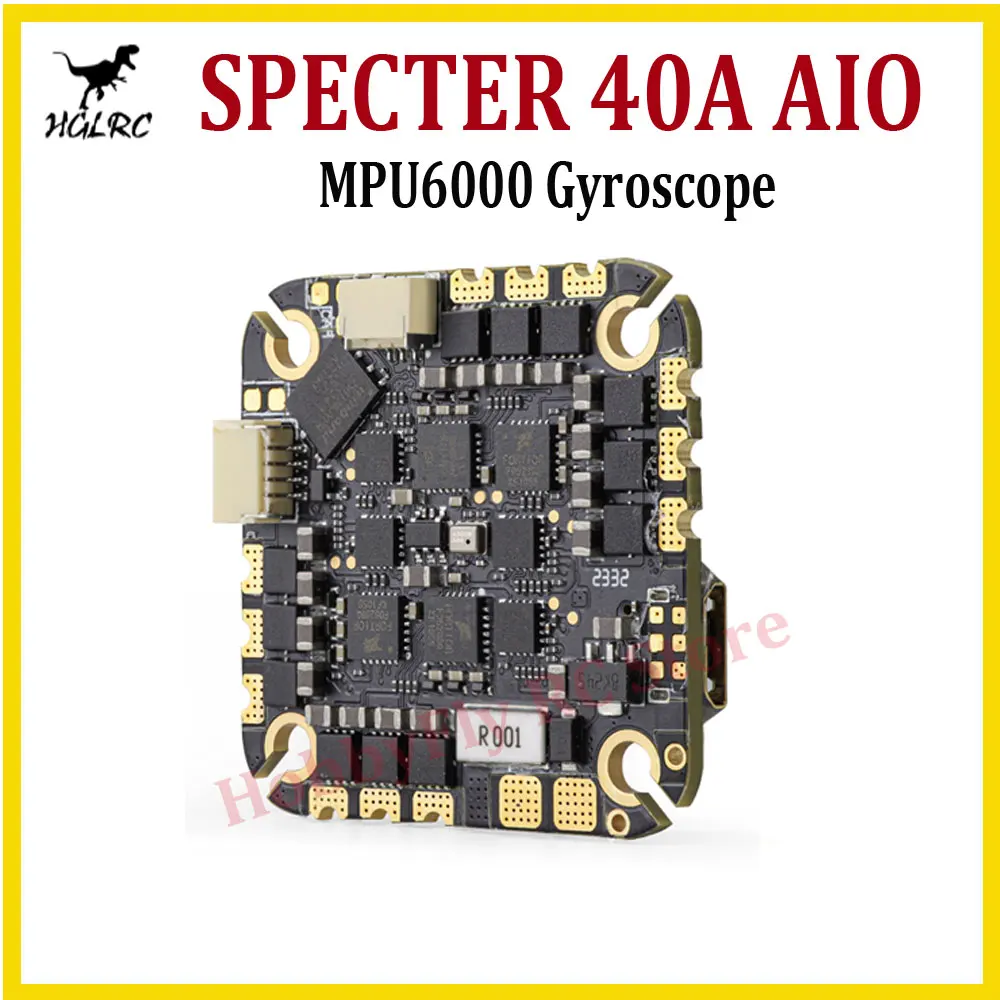 HGLRC SPECTER F722 40A AIO 4-6S Flight Controller MPU6000 40A ESC 25 ...