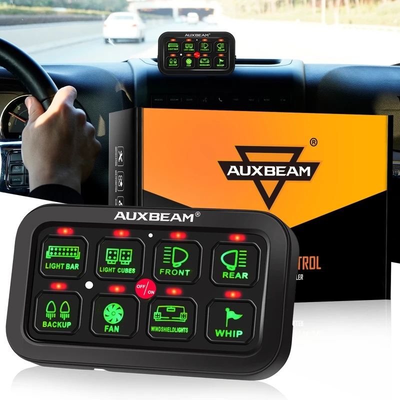 6/8 Gangs Universal LED Switch Panel Light On Off Control Relays System ...