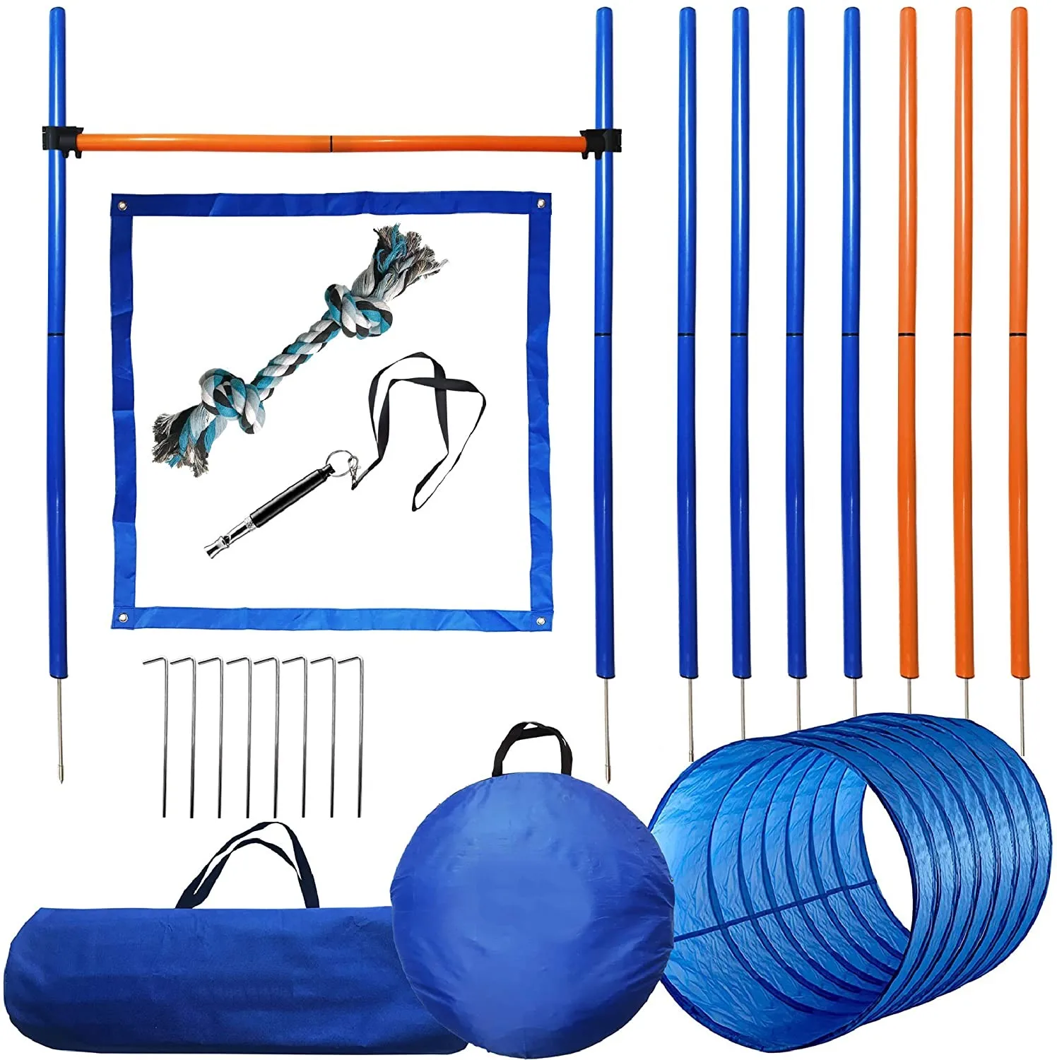 Pet-Dog-Agility-Equipment-Set-Kit-Obstacle-Training-Kit-Dog-Agility ...