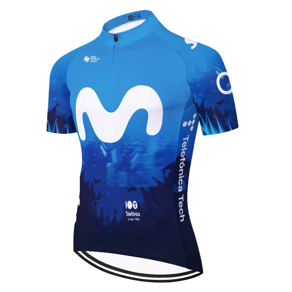 Movistar De Italia 2026 champion Cycling Jersey Summer Short Sleeve MTB ...