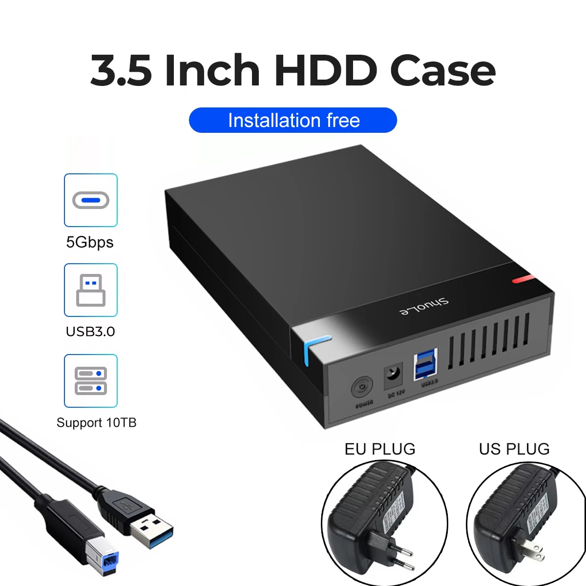Корпус для внешнего жесткого диска 2,5/3,5 дюйма, USB 3,0 | AliExpress