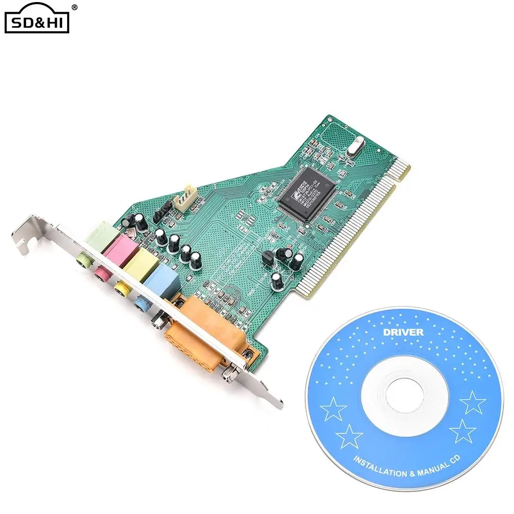 4-Channel-5-1-Surround-3D-PC-PCI-Sound-Audio-Card-W-Game-MIDI-Port ...