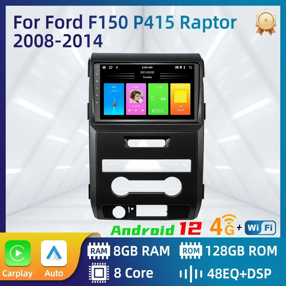 For-Ford-F150-P415-Raptor-2008-2014-2-Din-Android-Car-Radio-Stereo ...