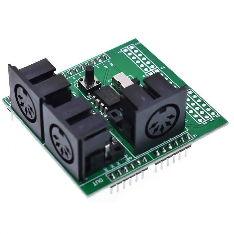 MIDI Shield Musical Breakout Board Instrument Digital Interface Adapter ...