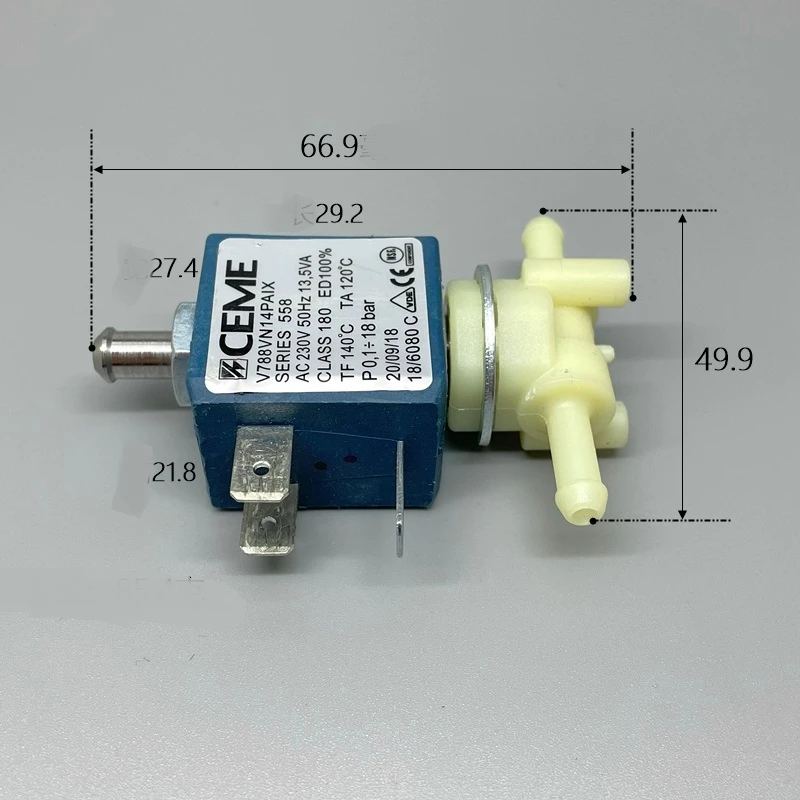 Válvula eléctrica italiana CEME V788, 1 piezas, válvula de aire abierta ...