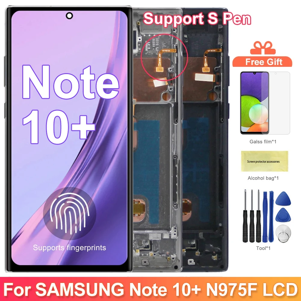AMOLED-Note-10-Plus-Screen-for-Samsung-Galaxy-Note10-N975F-Lcd-Display ...