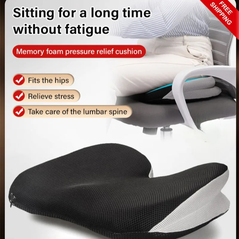 Ergonomic-Corrective-Cushion-Memory-Foam-Seat-Cushion-Hip-Cushion-Slow ...